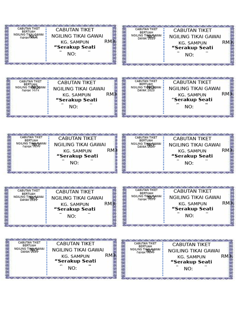 Tiket Latest | PDF