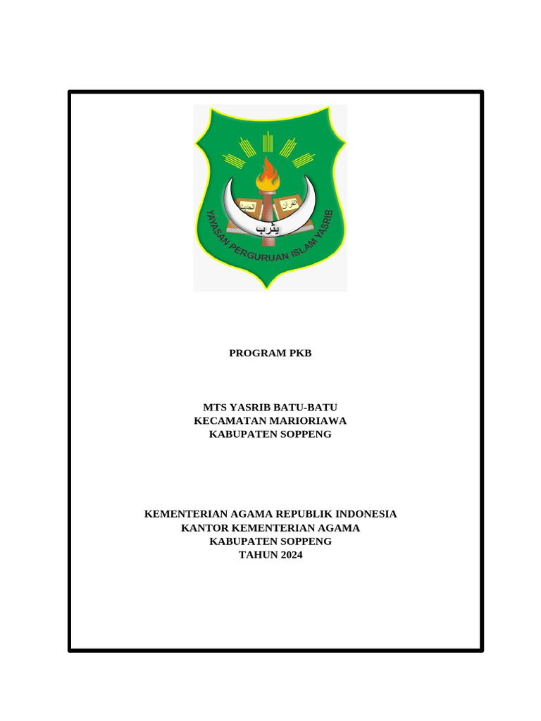 PROGRAM PKB genap 2023-2024 | PDF