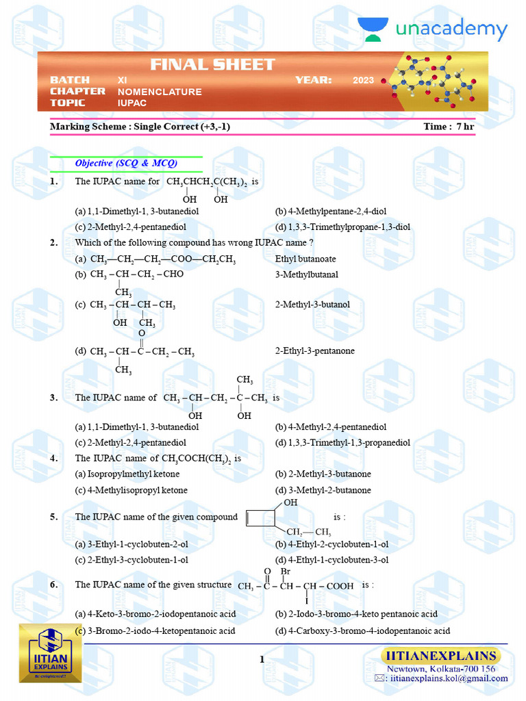 Final Sheet | PDF