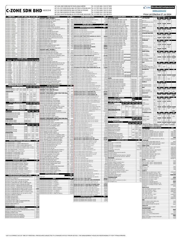 Harga Barang Computer | PDF