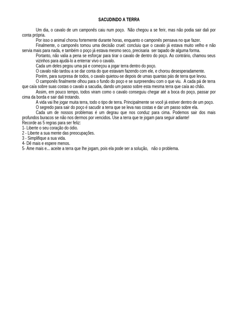 Sacudindo A Terra | PDF