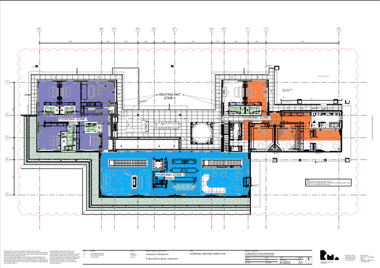 A 0203 Hydronic Heating Zone Plan Rev.c1 | PDF
