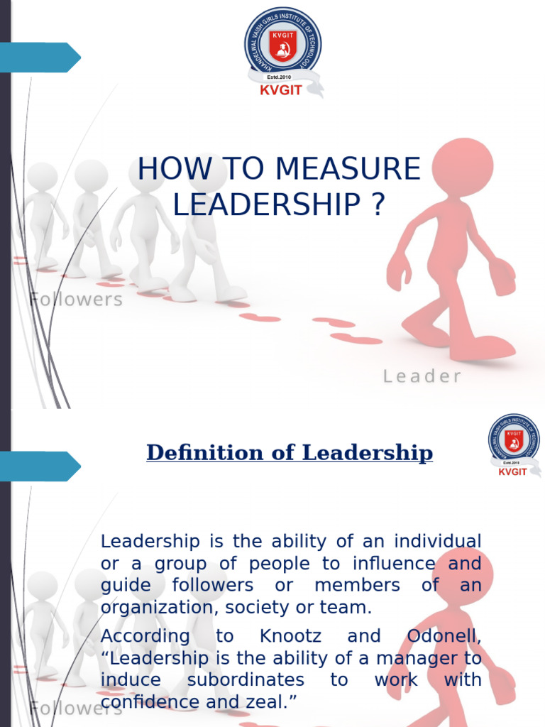 Leadership Measurement PG | PDF