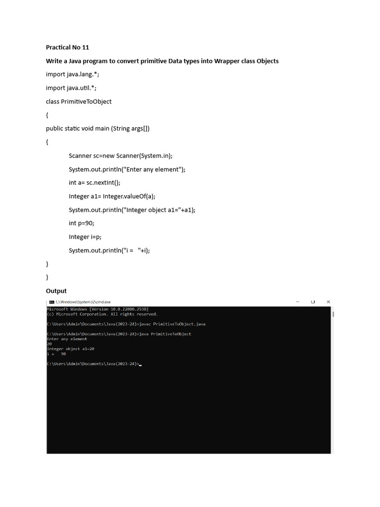 Practical No 11,12 | PDF