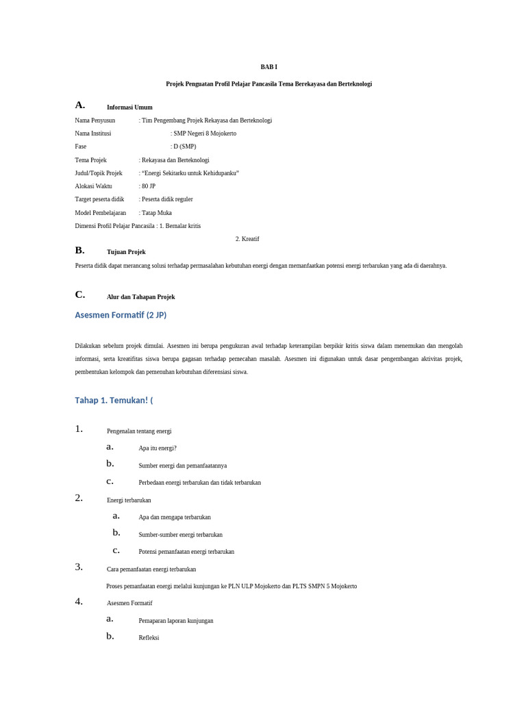 KSP P5 Berekayasa Dan Berteknologi | PDF | Karier & Perkembangan
