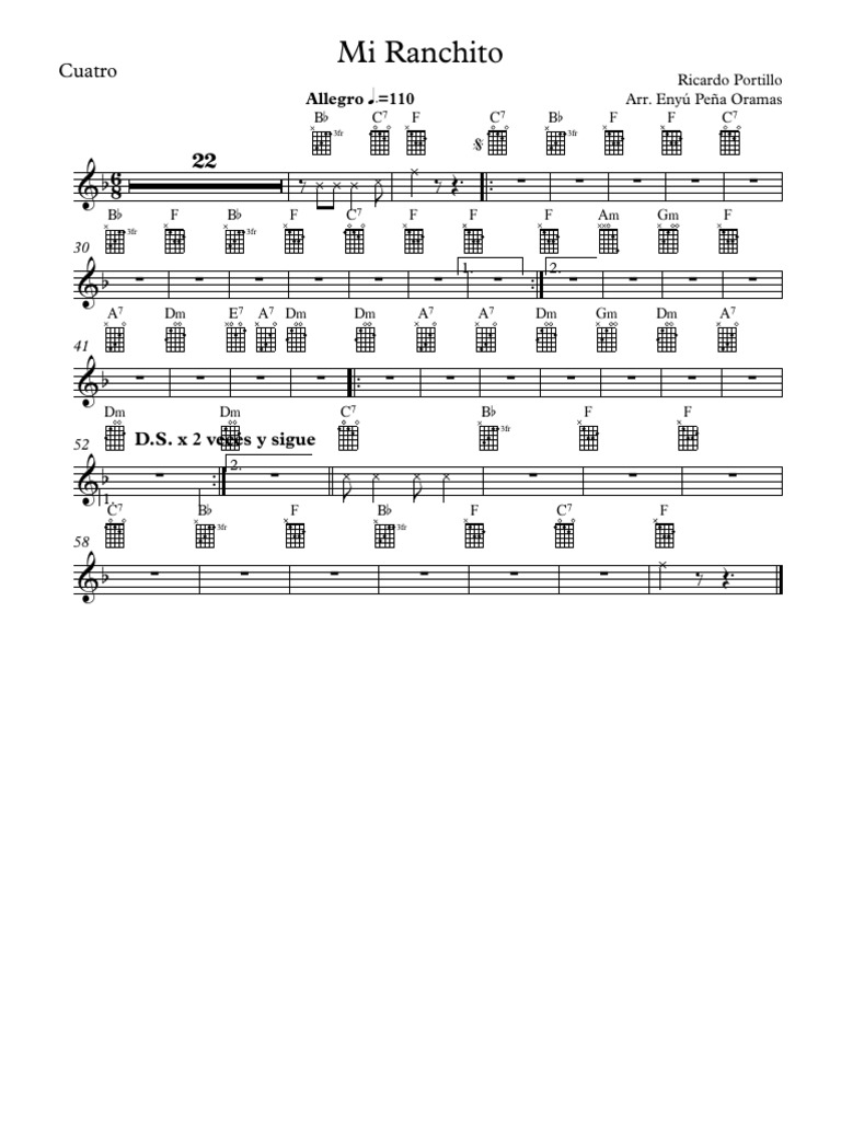 Mi Ranchito - Cuatro | PDF