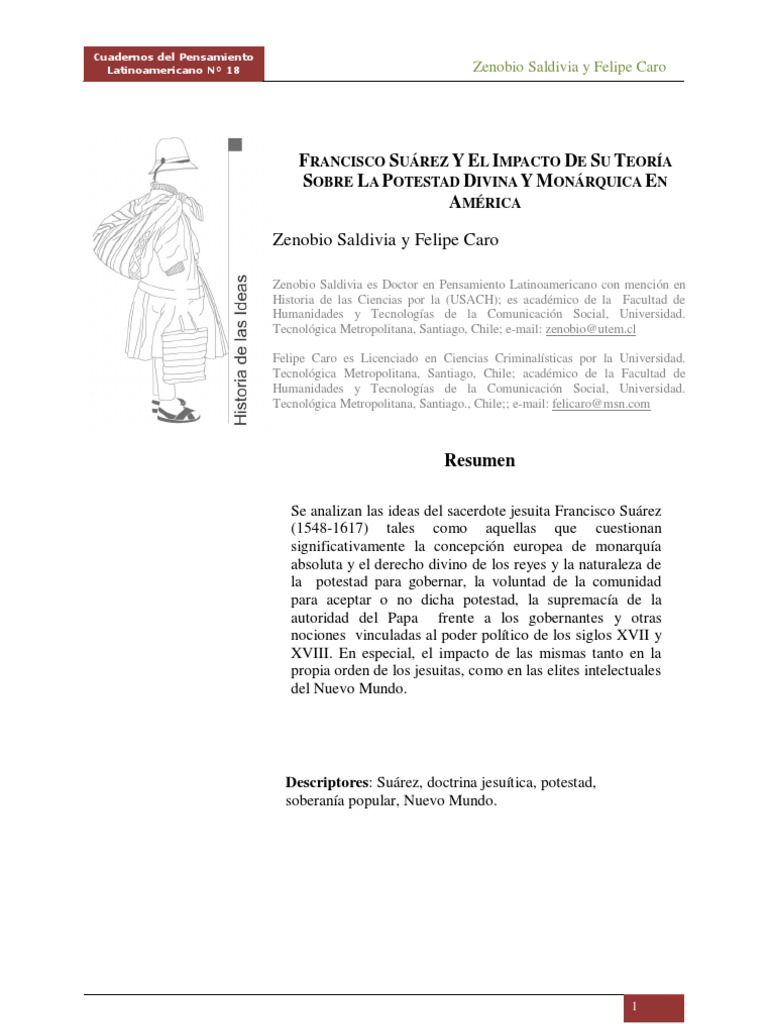Zenobio Saldivia Felipe Caro Listo | PDF | Sociedad de jesus | Universidad