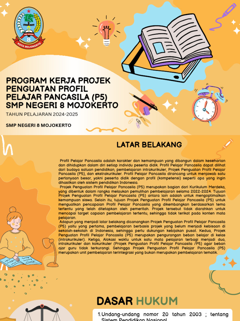 Proker P5 SMPN 8 MJK 2024-2025 | PDF