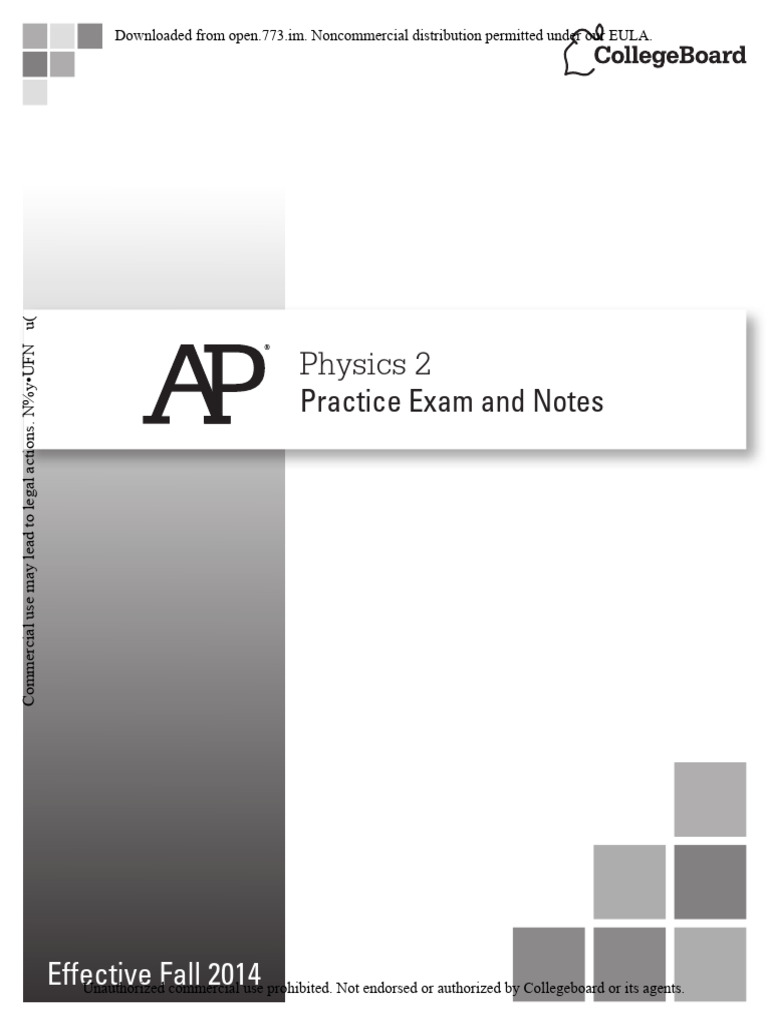 AP Physics 2 2014 | PDF