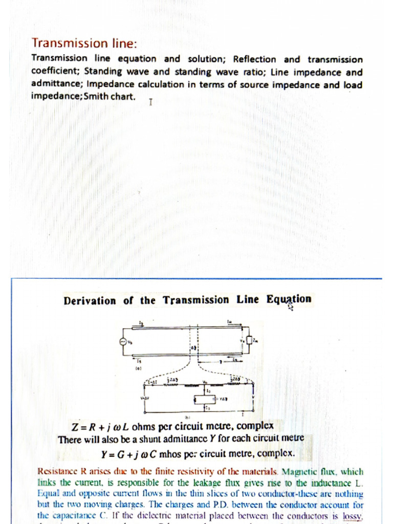 Transmission Line-1 | PDF