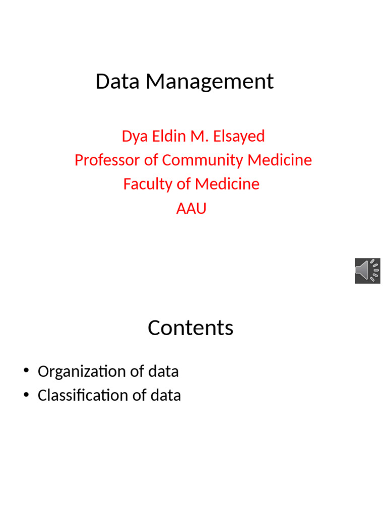 Data Management | PDF