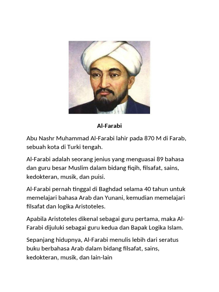 Al Farabi | PDF