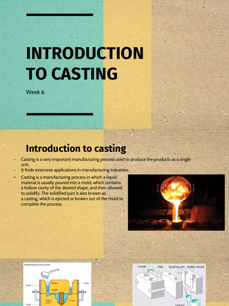 Week 6 - Casting | PDF