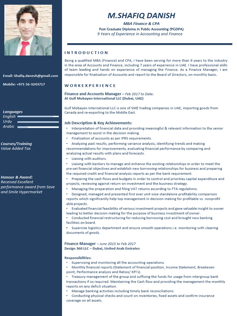 Muhammad Shafiq CPA-12 | PDF