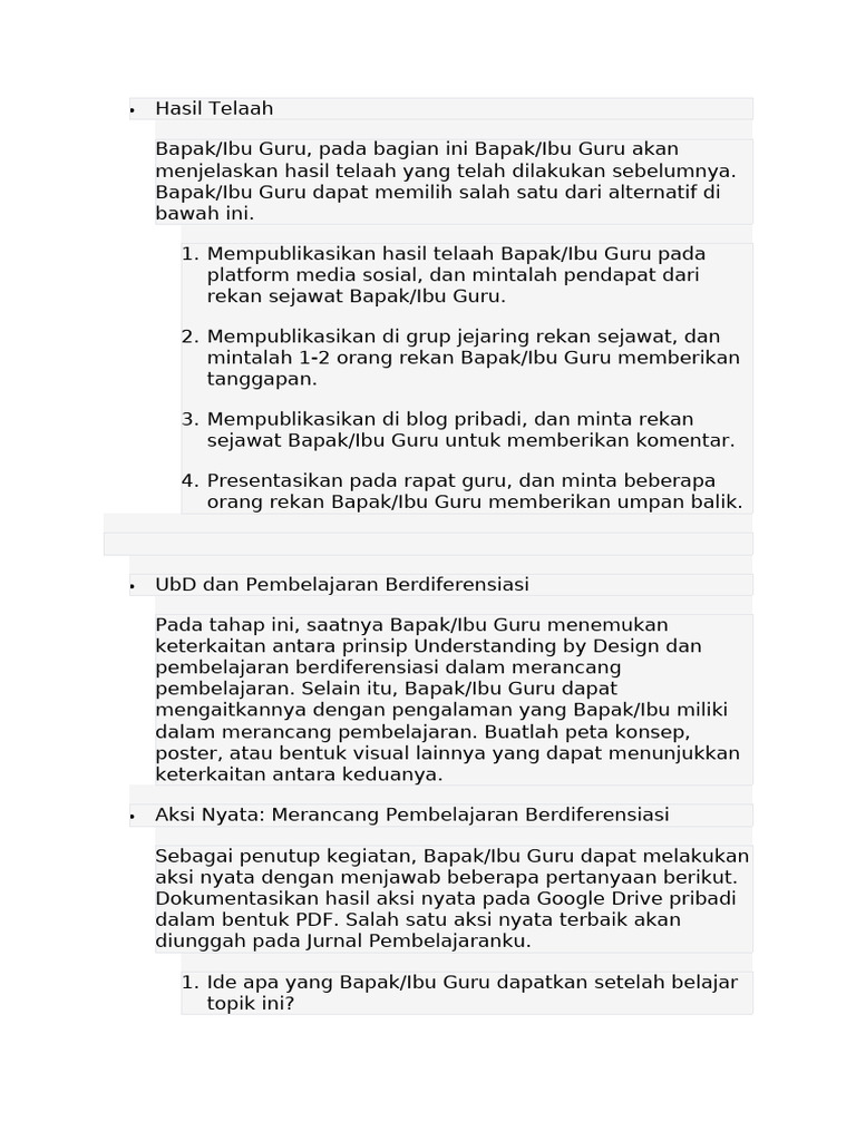 Hasil Telaah | PDF