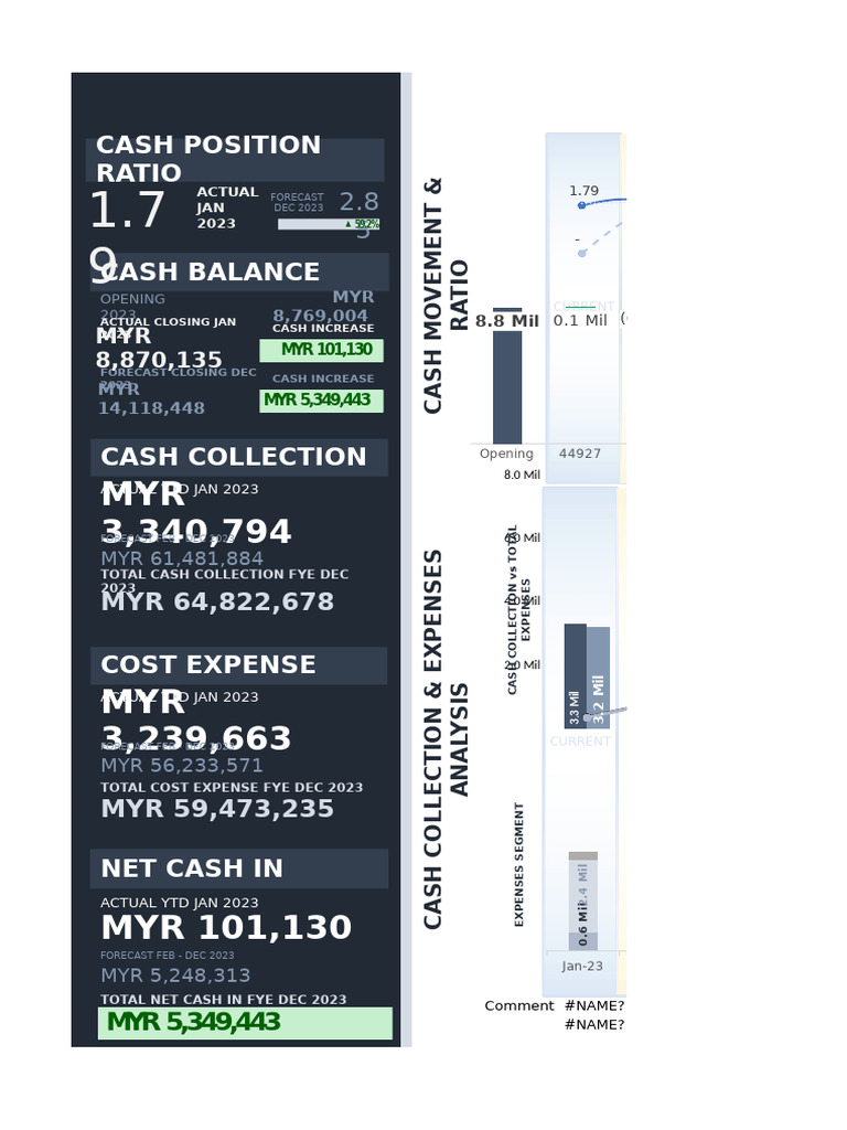 Free Cash Flow Dashboard | PDF