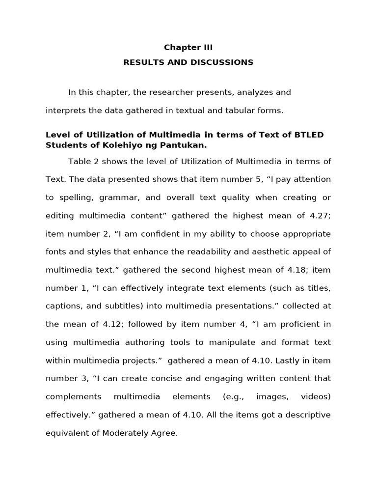 Chapter-3 - Utilization of Multimedia and Cooking Skills | PDF