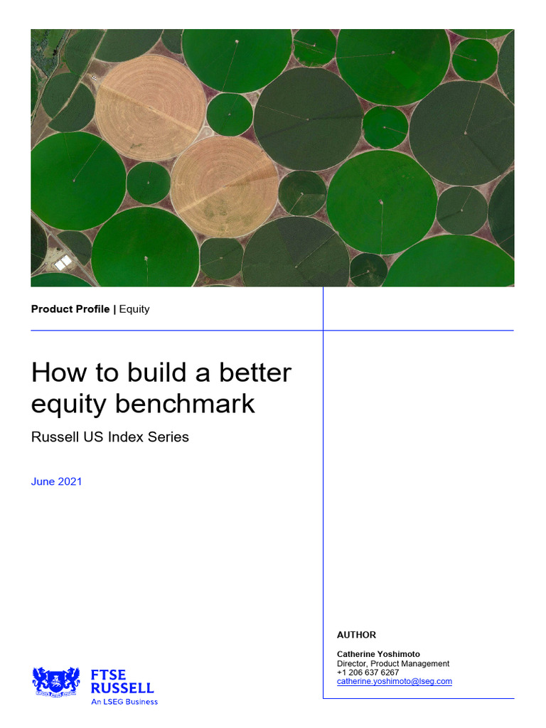 How To Build A Better Equity Benchmark Final | PDF