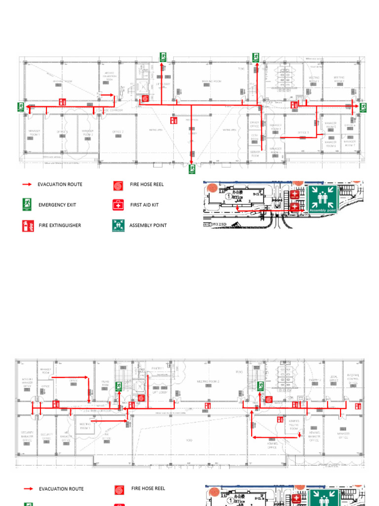 Office Evacuation Layout (1) | PDF