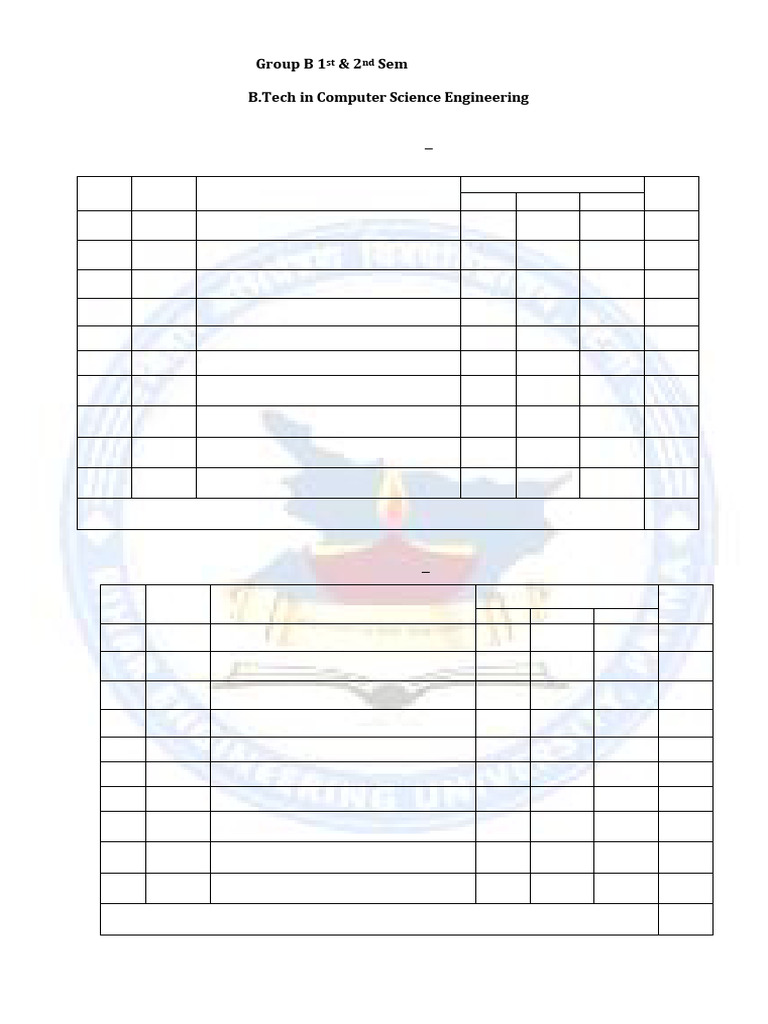 B.tech (Group B) 1st & 2nd Sem | PDF