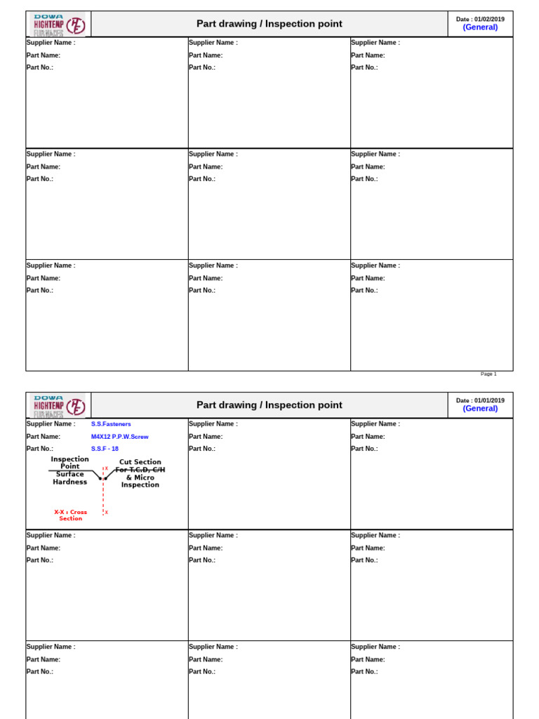 General-Comp Inspection Locations | PDF