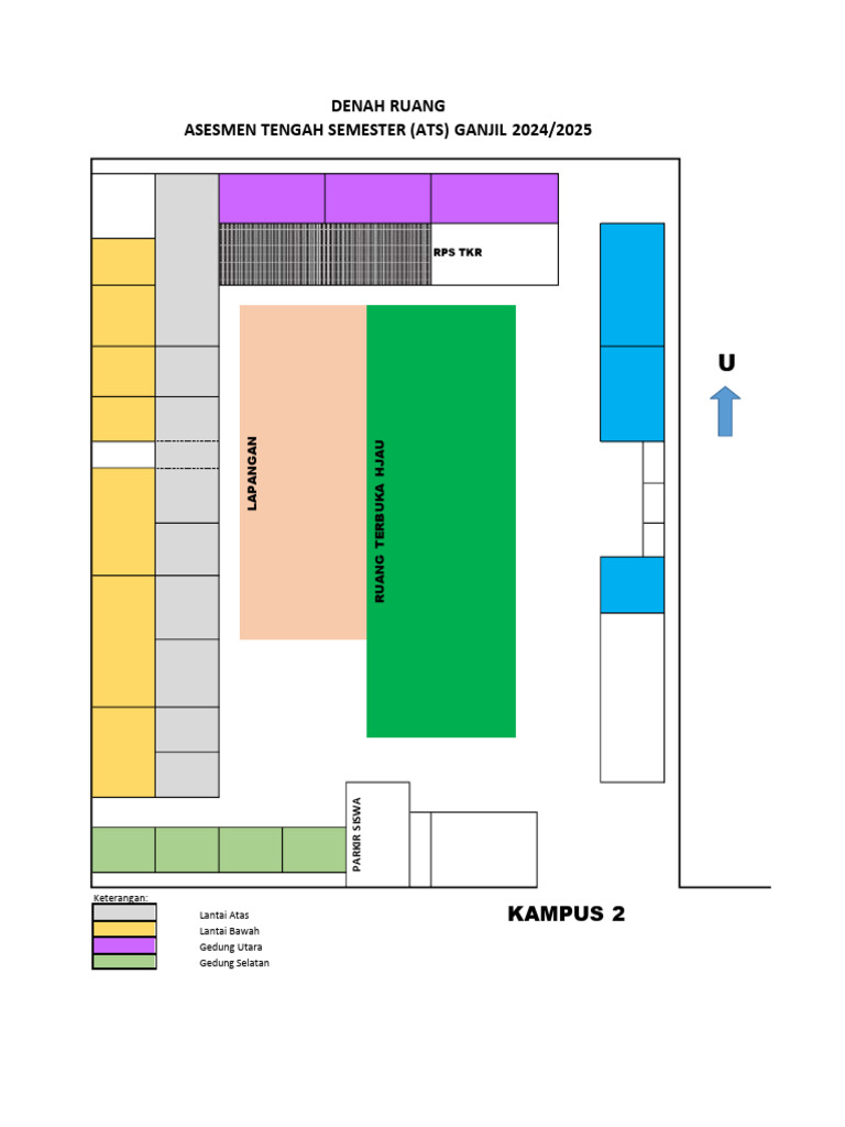 Denah Ruang ATS Ganjil 24-25 | PDF