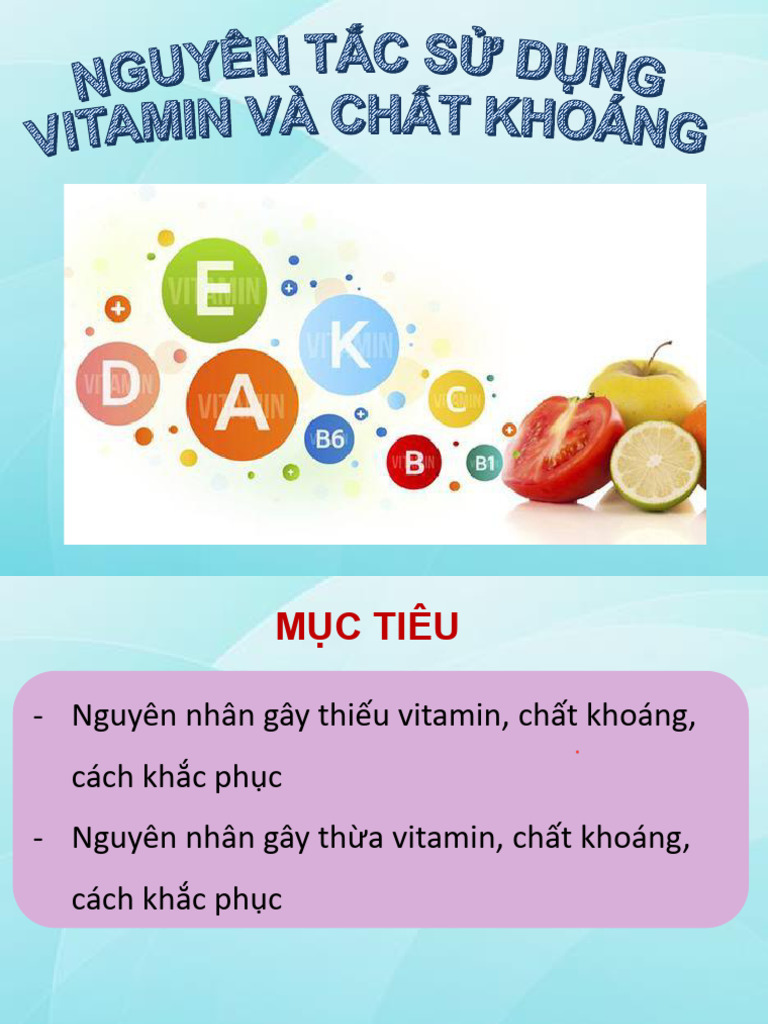 Bài 5 - vitamin | PDF