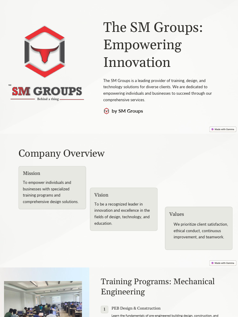 The SM Groups Empowering Innovation | PDF