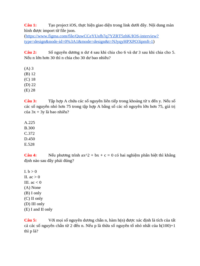 Solar IOS Interview | PDF