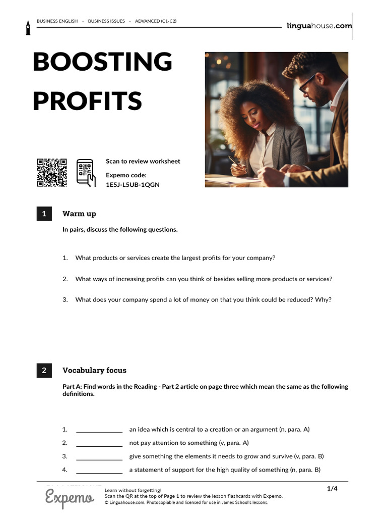Boosting Profits | PDF