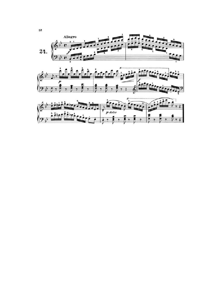 Czerny Op821 No24 | PDF