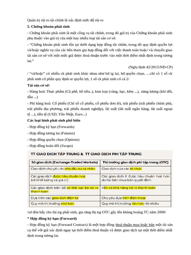 Lý thuyết qtrr | PDF