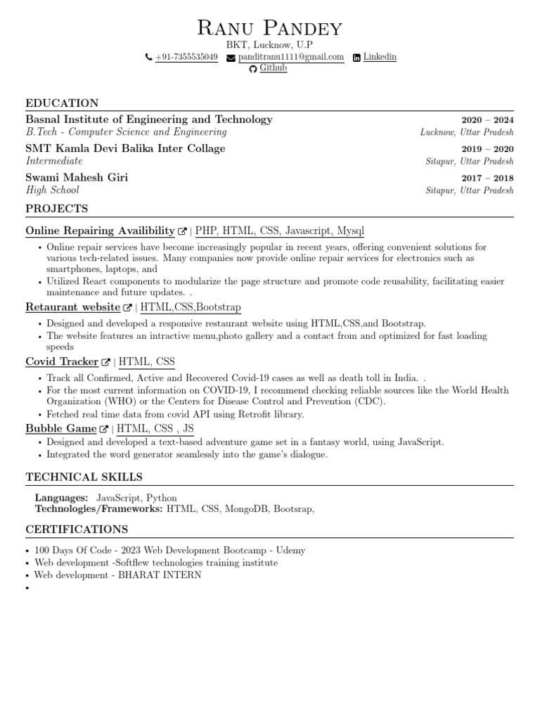 Ranu | PDF | Bootstrap (Front End Framework) | Software Engineering