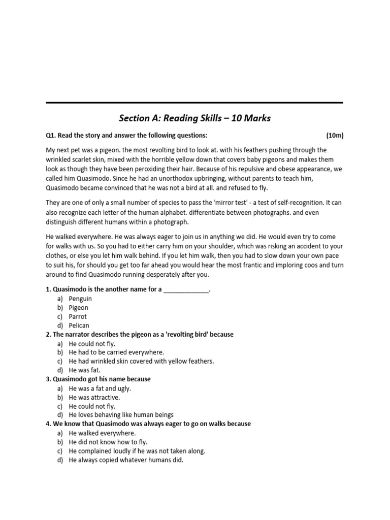 7th CBSE Paper | PDF