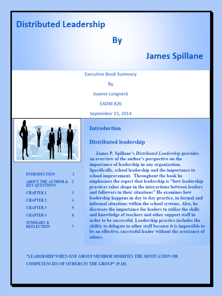 Distributed+Leadership Spillane EBS | PDF