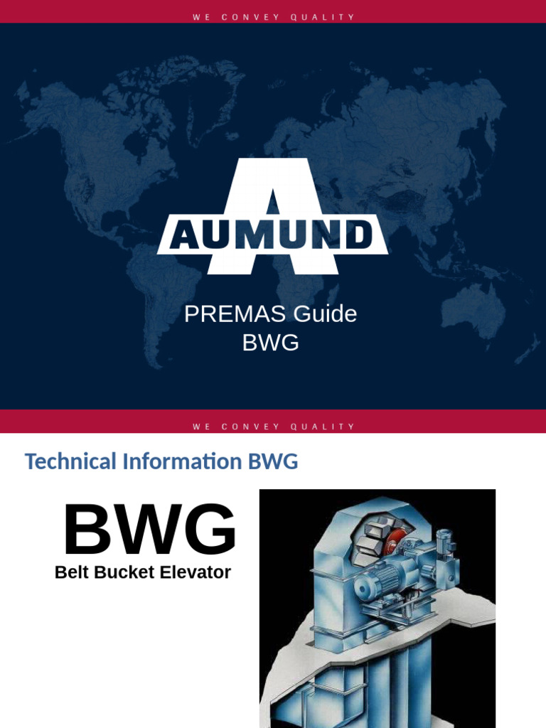 BW-G - Belt bucket elevator | PDF