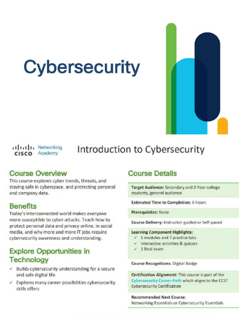 Cybersecurity Outlines | PDF