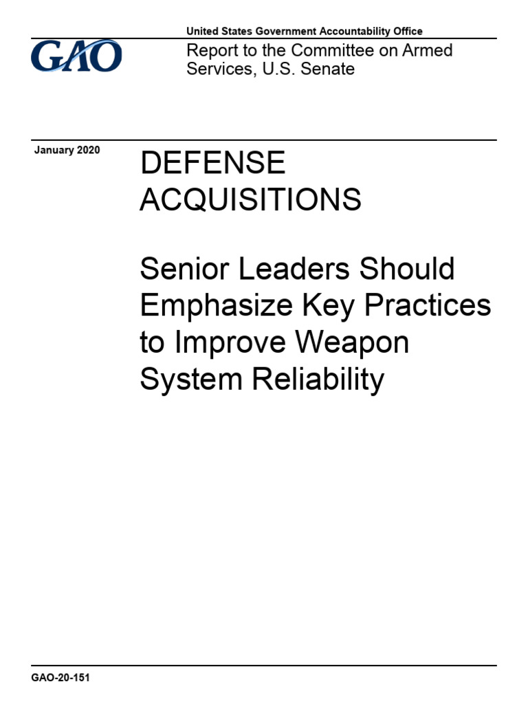 18- gao-20-151 | PDF