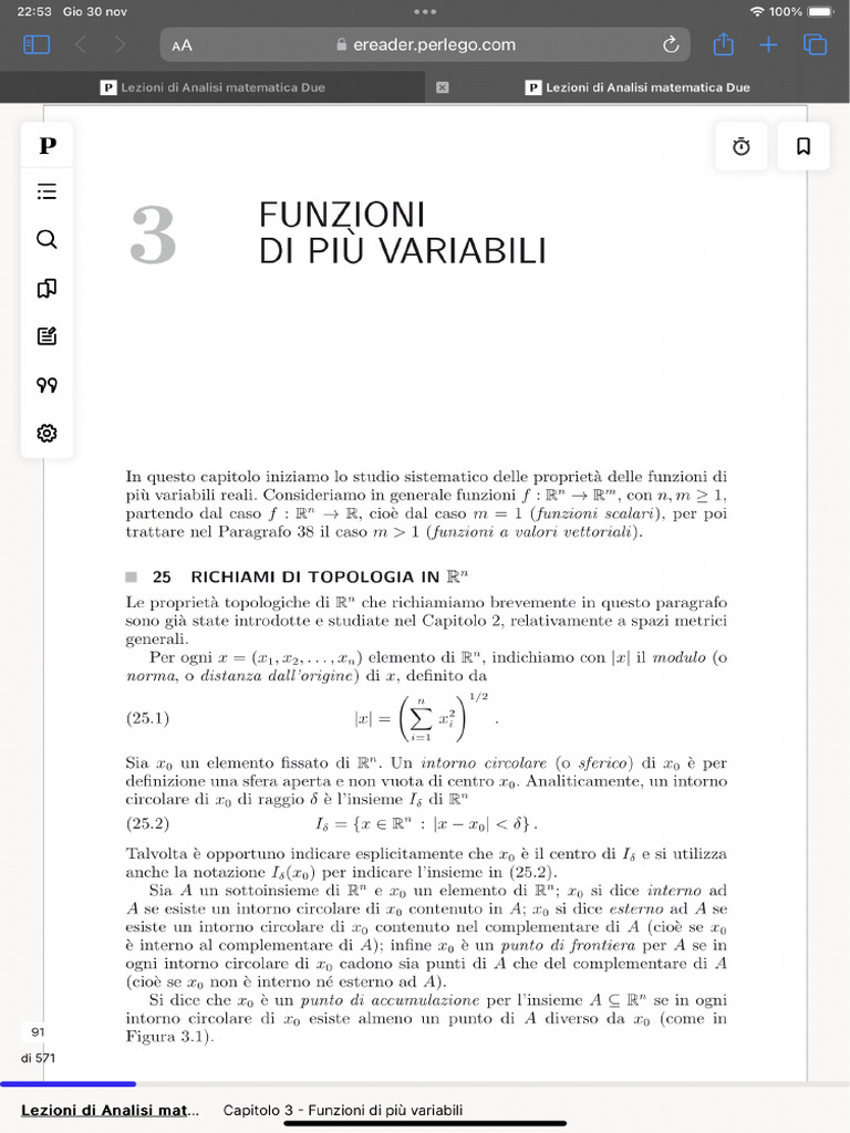 Funzioni Di Più Variabili | PDF