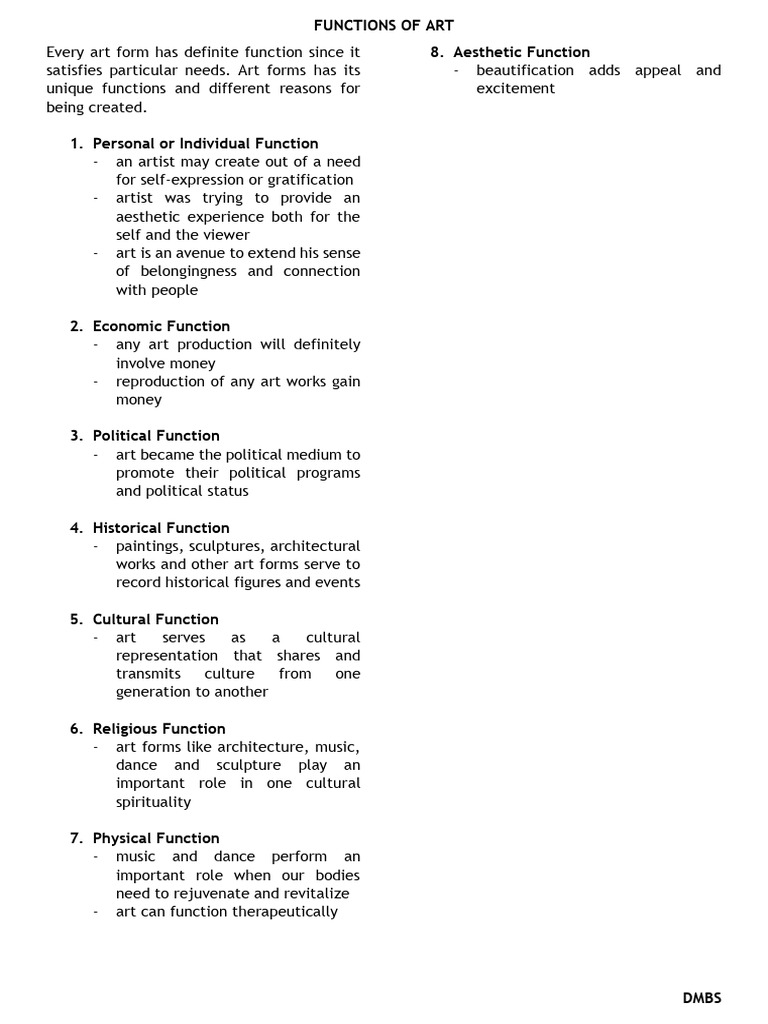 Lesson-3-Functions-of-Art | PDF