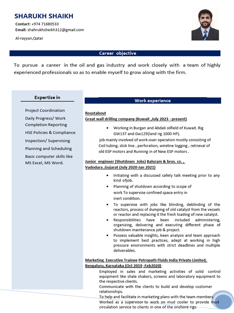 Sharukh Shaikh CV 2024 | PDF