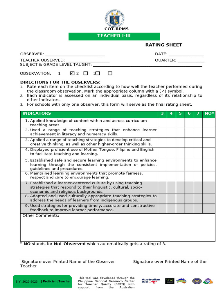 Cot 1 | PDF
