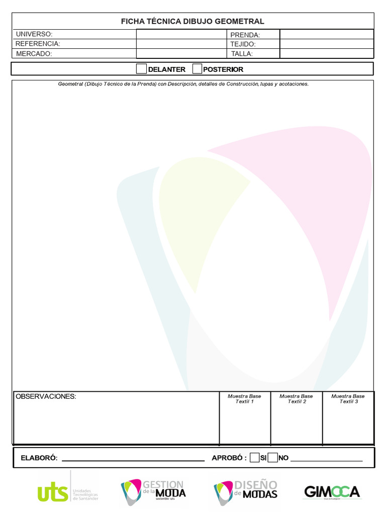 Fichas Técnicas Uts Modas Version Ilustrator Cs6 2024 | PDF