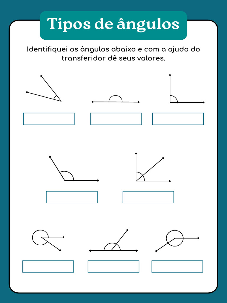 Tipos de Ângulos - 20241009 - 063046 - 0000 | PDF