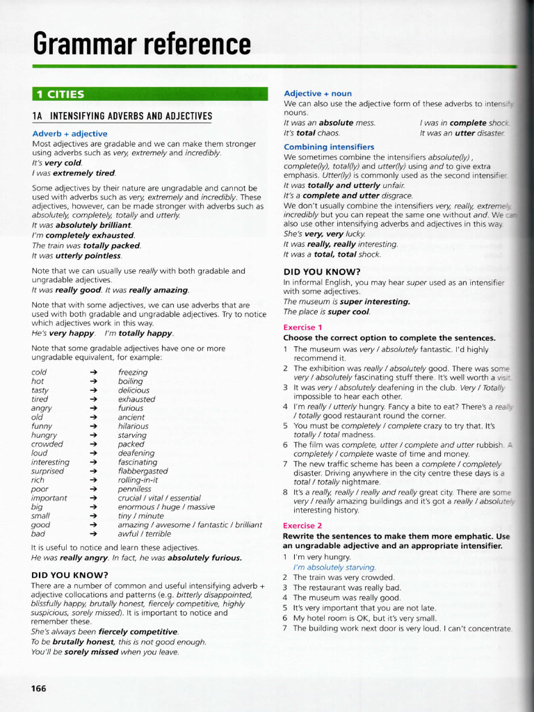 OUT 3rd A U1 Grammar | PDF