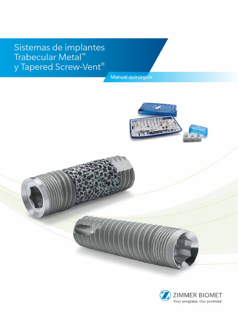 Zbinst0007es Rev D TM TSV Surgical Manual Final | PDF