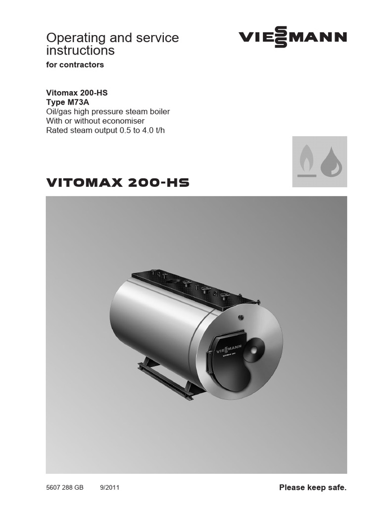 User Manual Vitomax 200 Hs M73a | PDF