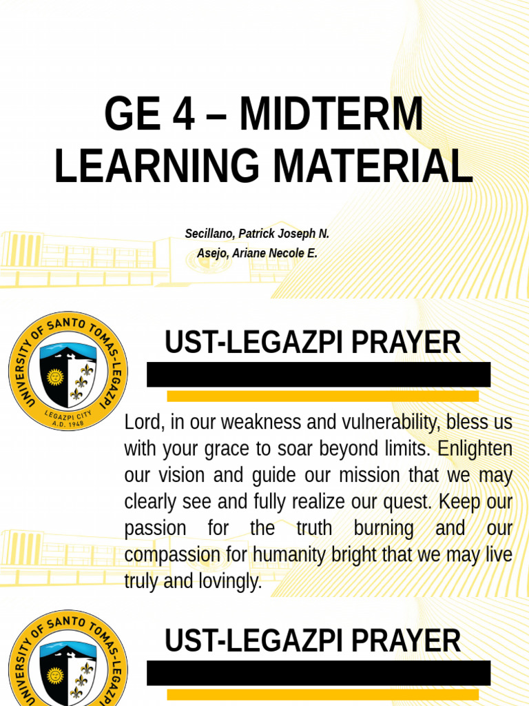 Ge 4 Midterm Learning Material | PDF
