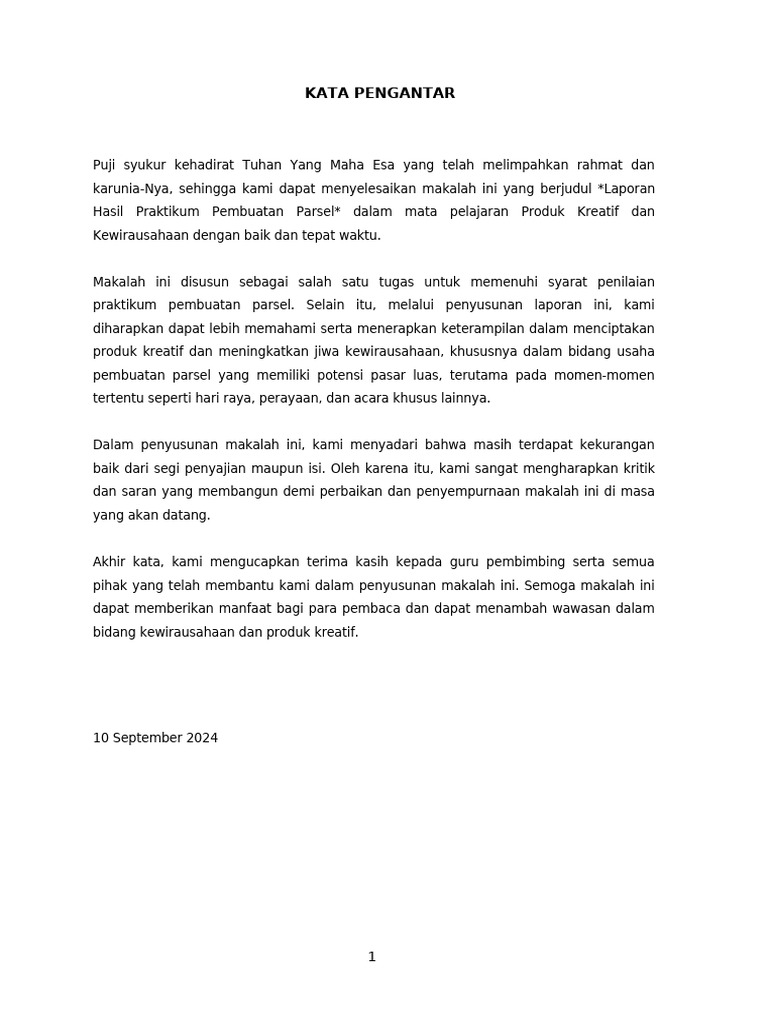 MAKALAH PKDK Parsel | PDF