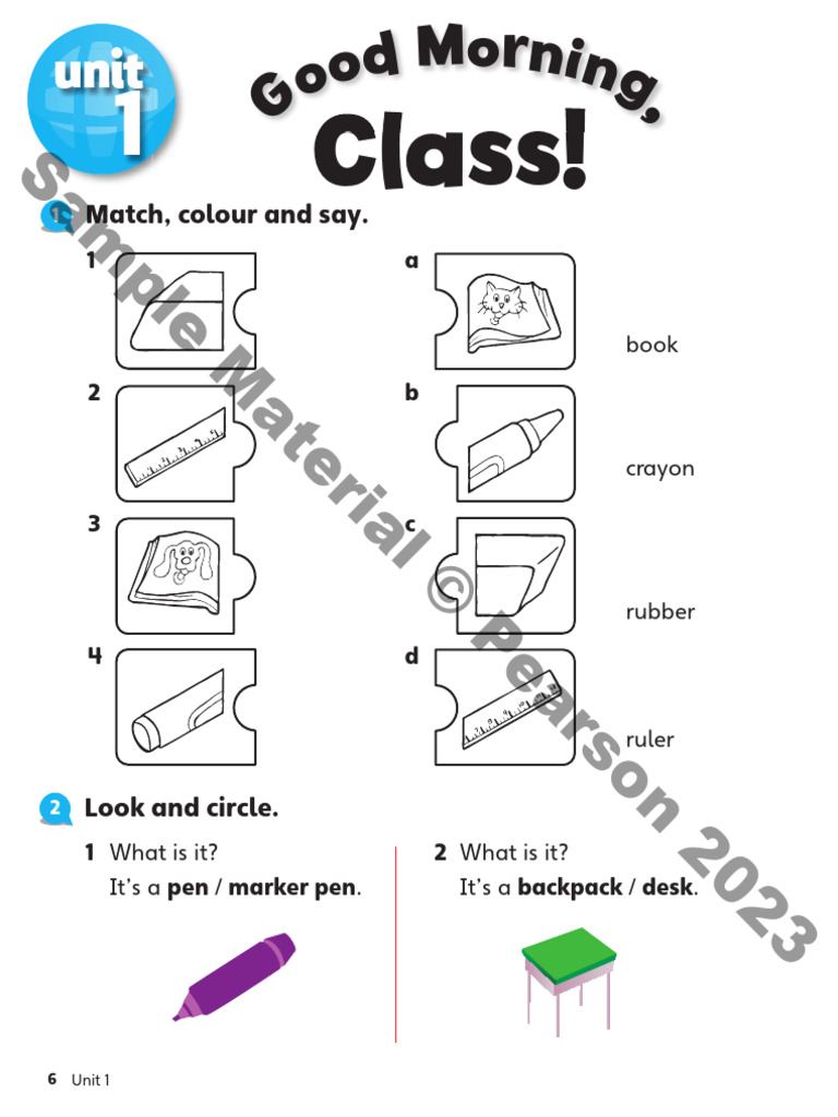 Big English Plus L1 U1 - Activity Book | PDF